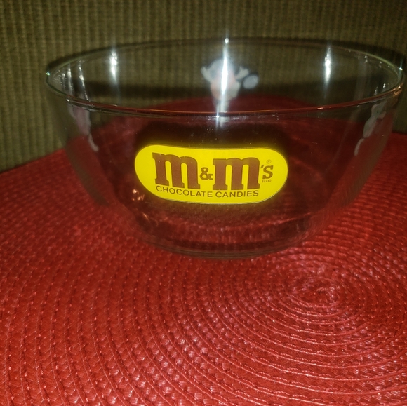 M&M'S | Dining | Vintage Mms Clear Cereal Bowl | Poshmark